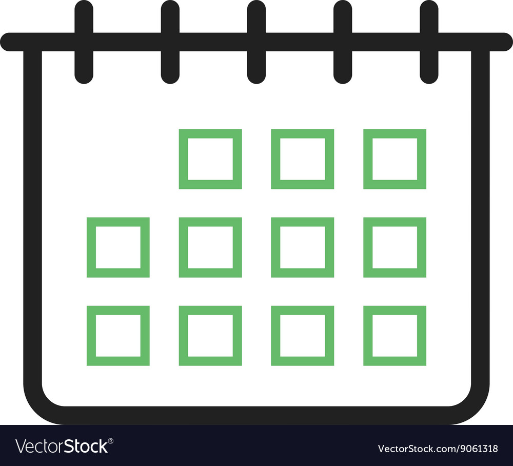 Scheduled Royalty Free Vector Image - VectorStock