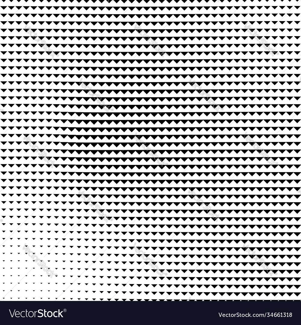 Triangles halftone triangle geometric background Vector Image