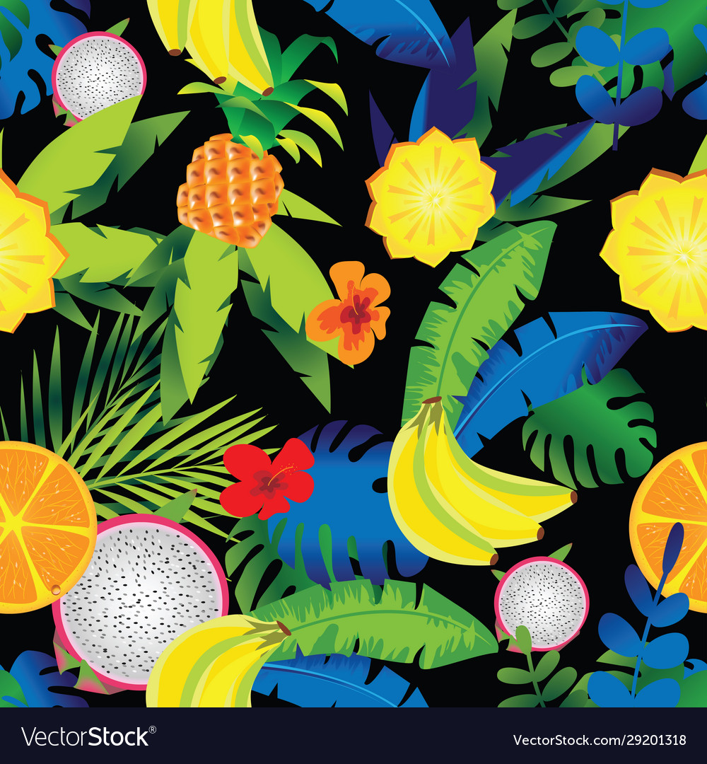 Tropic background Royalty Free Vector Image - VectorStock