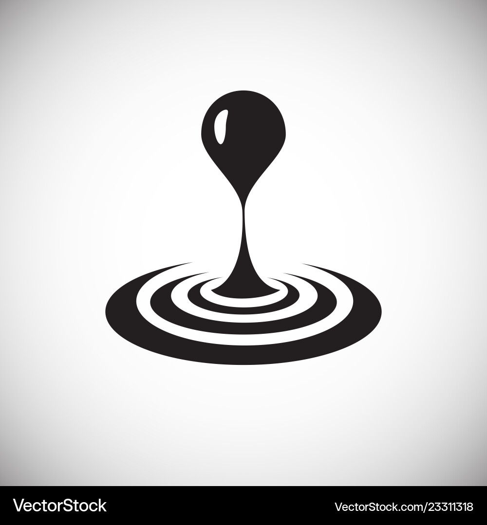 Water in nature icon on white background Vector Image