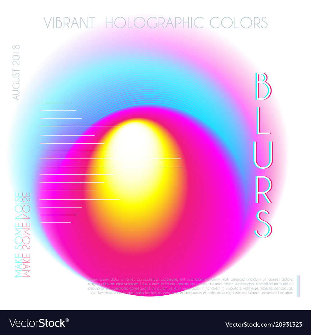 Abstract colorful blur gradient drop liquid Vector Image