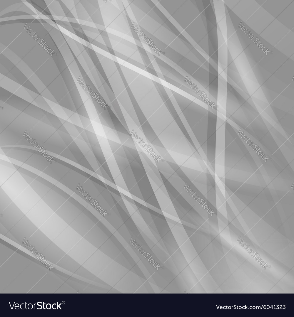 Abstract grey wave background Royalty Free Vector Image