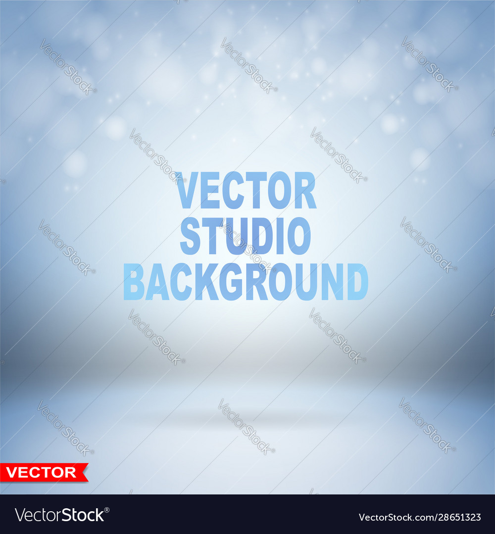 Empty light blue studio background layered Vector Image