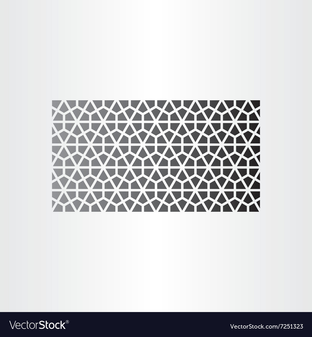 Geometric abstract background black pattern Vector Image