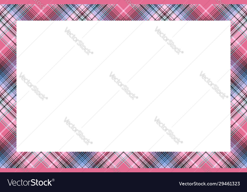 Rectangle borders and frames border pattern Vector Image
