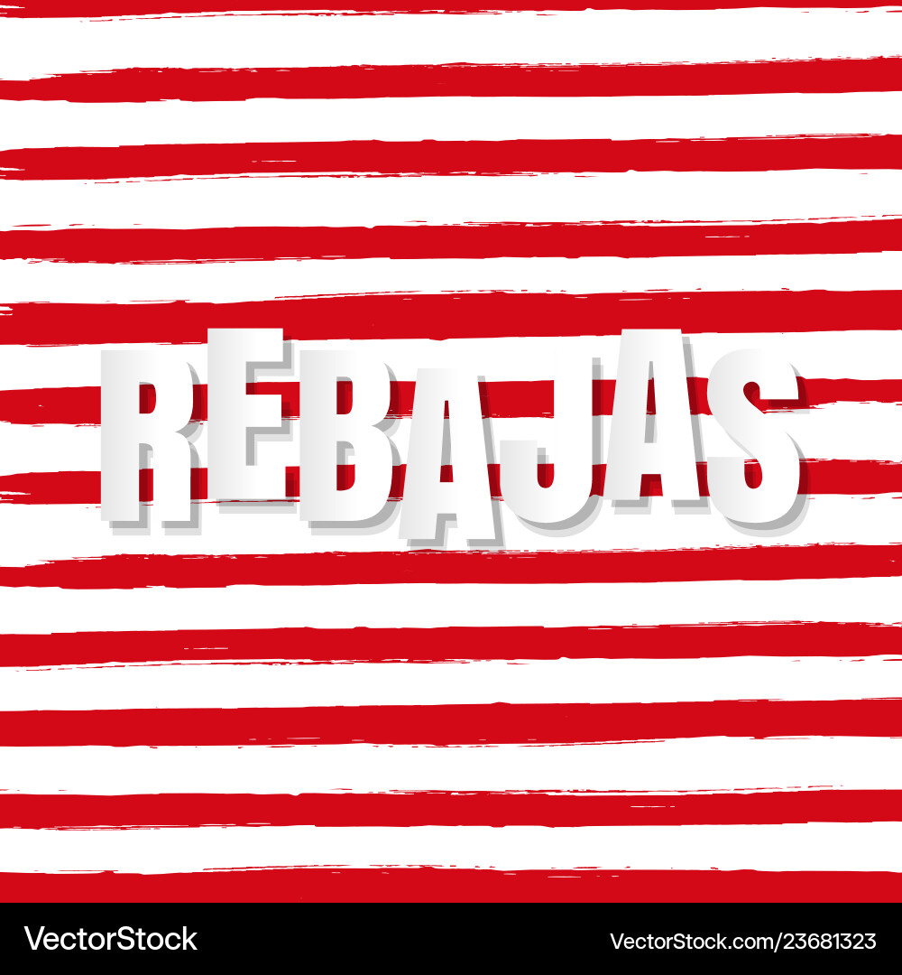 Sale poster with red line Royalty Free Vector Image