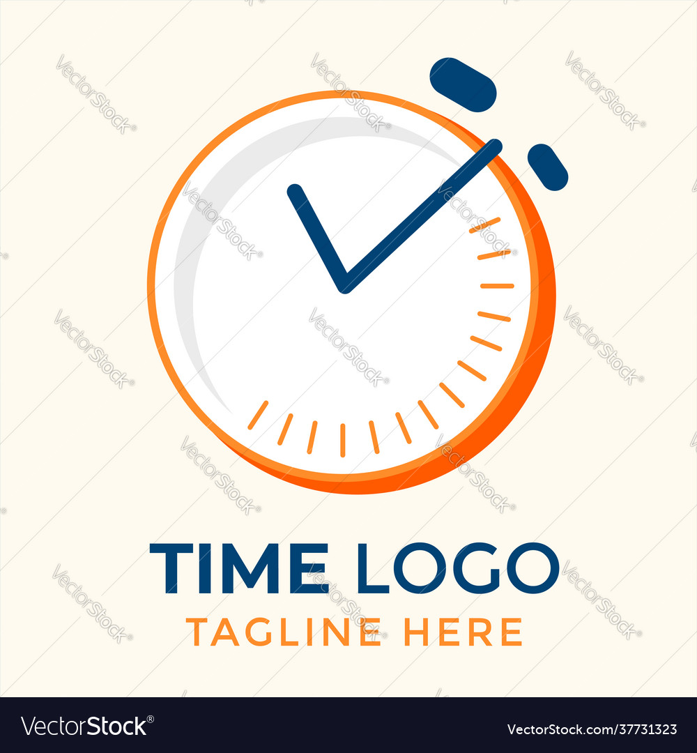 Time logo template Royalty Free Vector Image - VectorStock