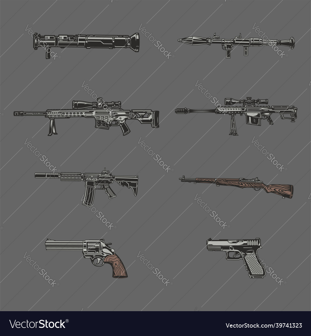 Weapons Royalty Free Vector Image - VectorStock