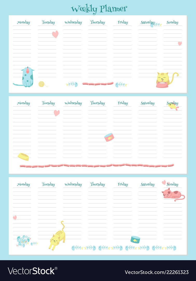 A Cute Printable Weekly Planner To Help You Tackle 2021 Free 