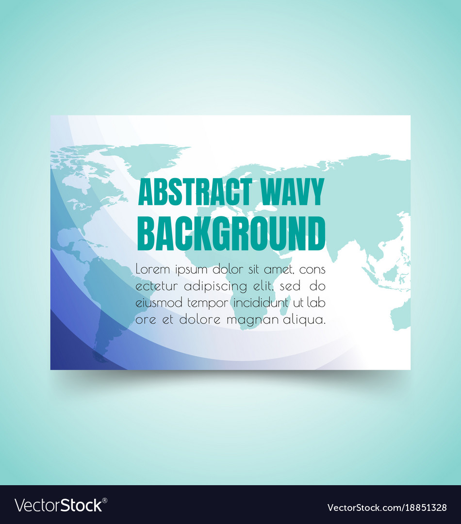 Abstract waves set4 Royalty Free Vector Image - VectorStock
