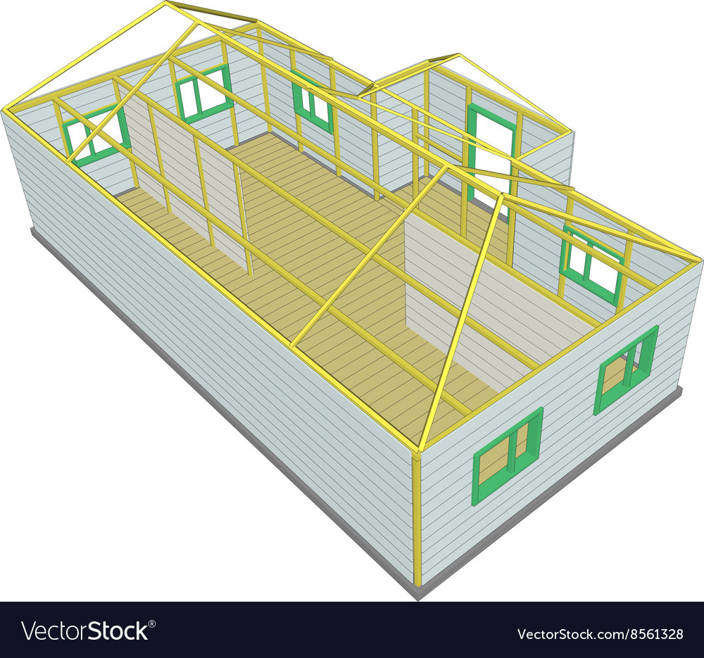 Building under construction technical Royalty Free Vector