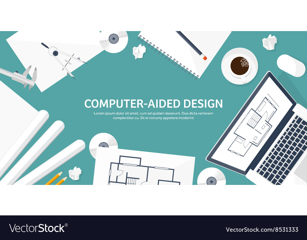 Engineering and architecture Royalty Free Vector Image