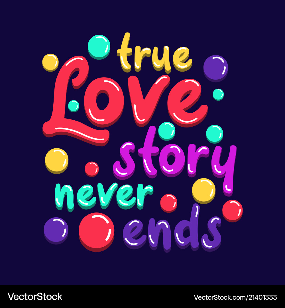 Inspirational quote for love background Royalty Free Vector