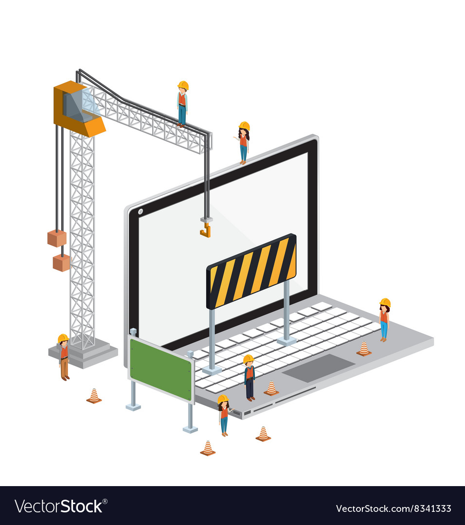 Isometrics technology design Royalty Free Vector Image