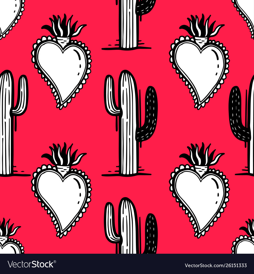 Seamless pattern with magical pattern mystical Vector Image