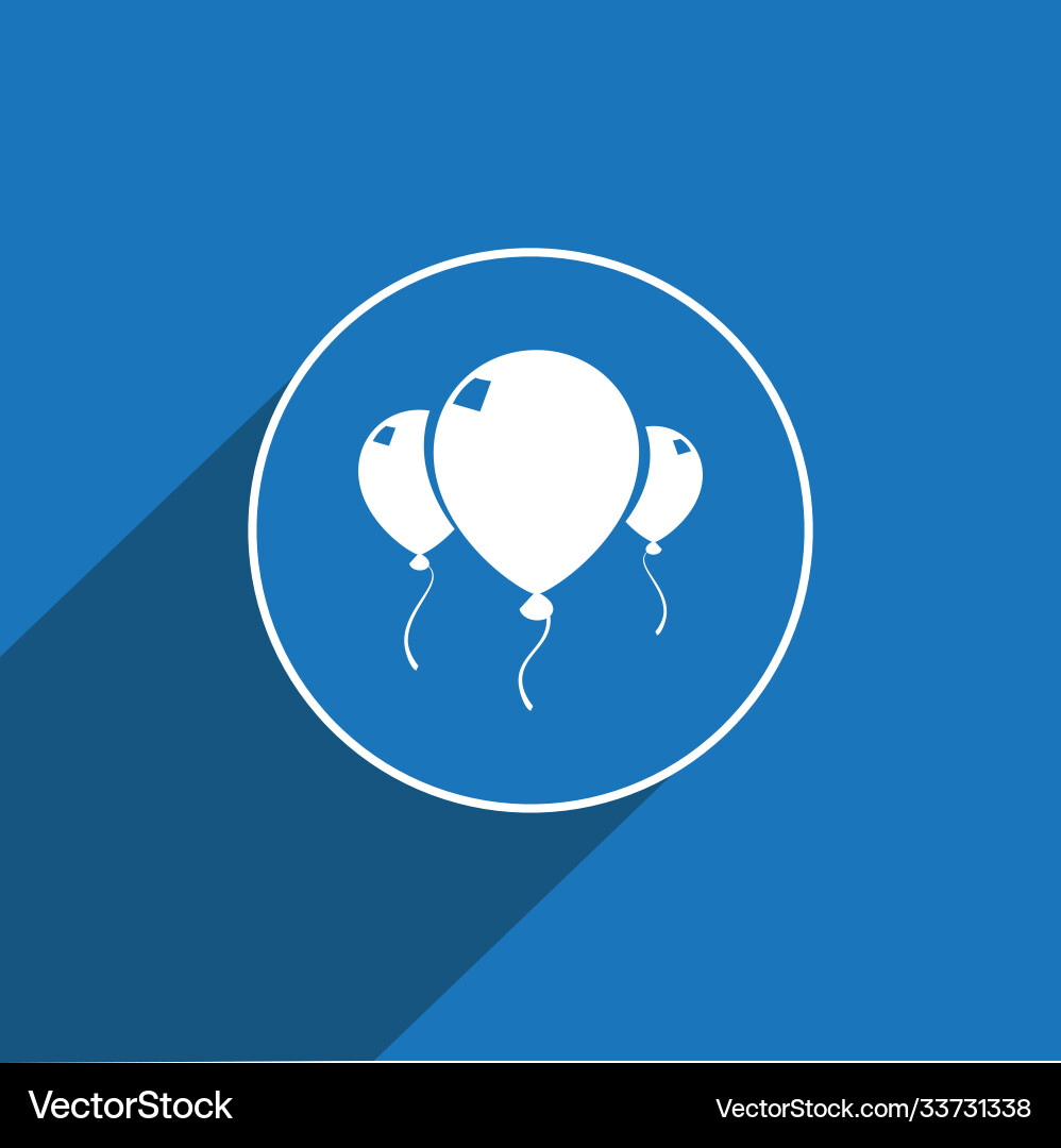 Balloon icon Royalty Free Vector Image - VectorStock
