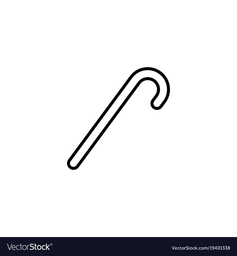 Candy cane icon Royalty Free Vector Image - VectorStock