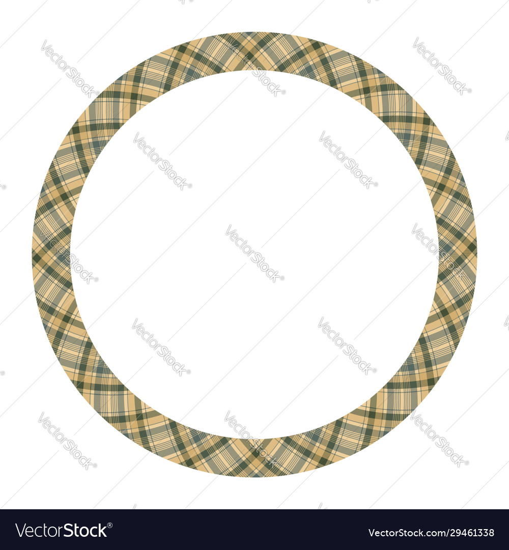 Circle borders and frames round border pattern Vector Image