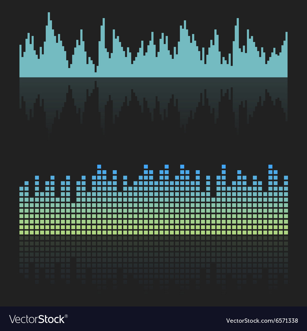 Sound waves Royalty Free Vector Image - VectorStock
