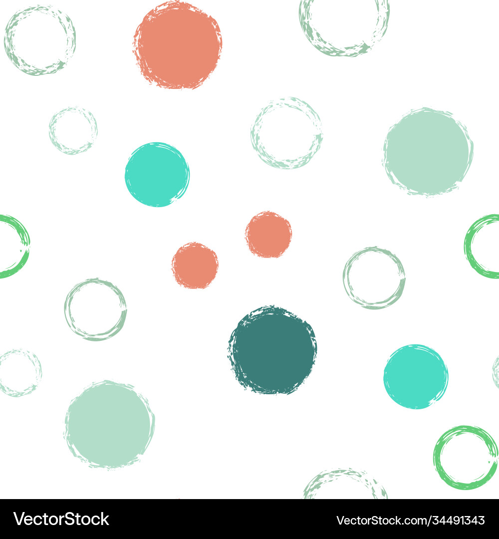 Colorful polka dots Royalty Free Vector Image - VectorStock
