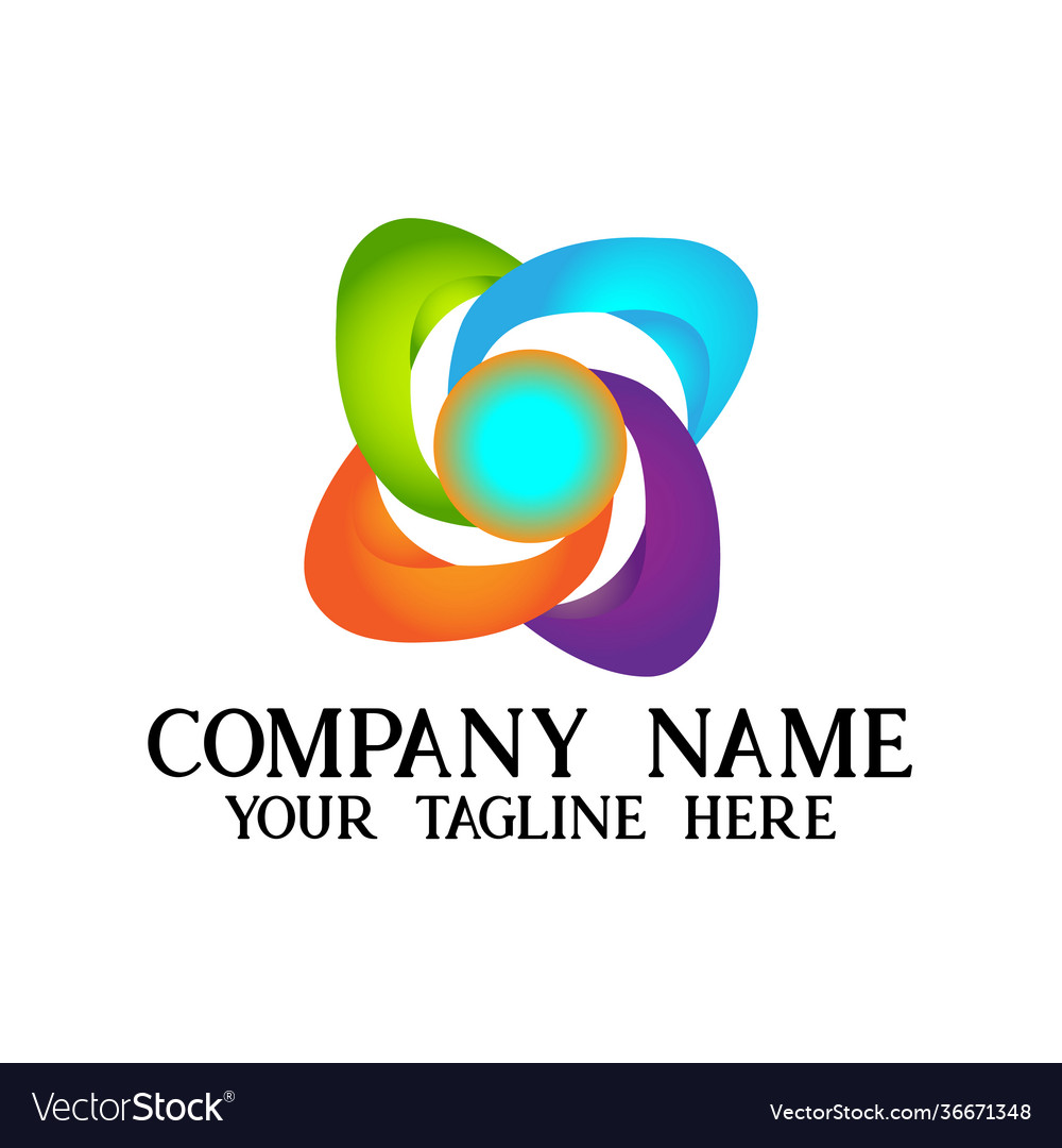 Abstract circle design Royalty Free Vector Image