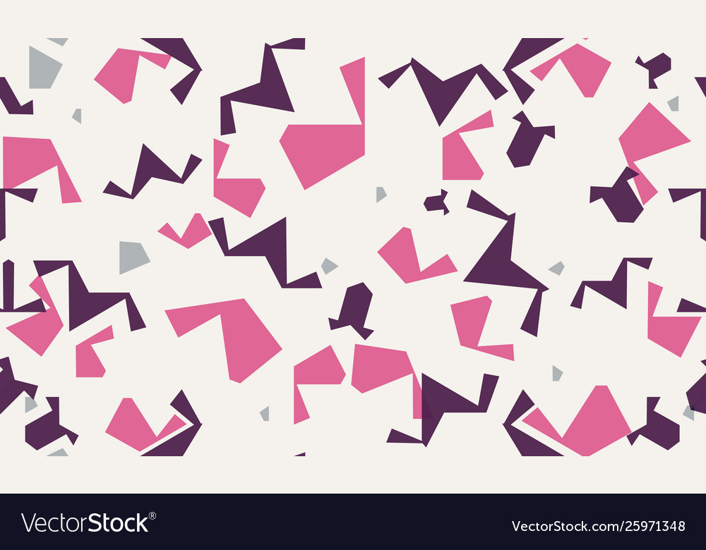 Abstract seamless pattern design with random Vector Image