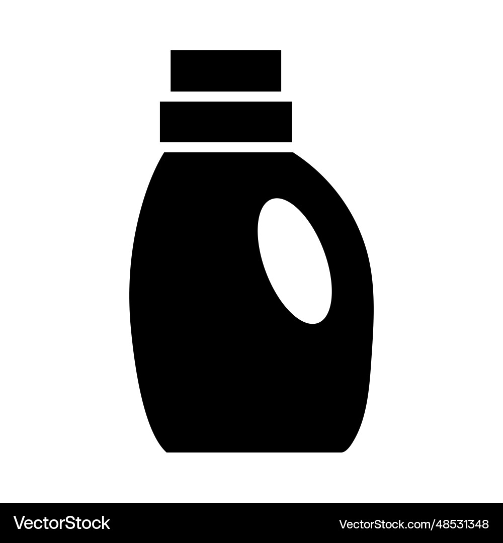 Detergent glyph icon for personal and commercial Vector Image
