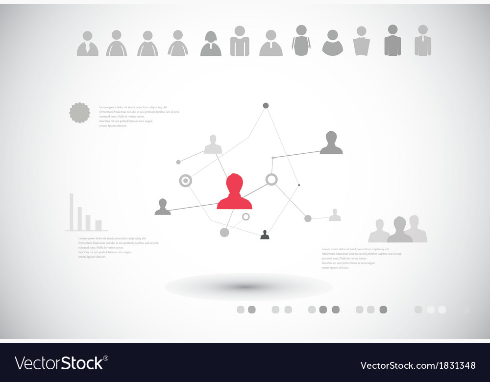 Human connection Royalty Free Vector Image - VectorStock