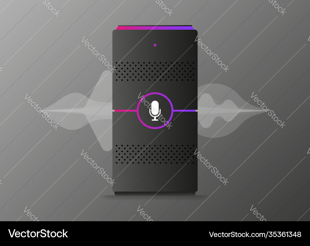 Voice assistant great design for any purposes Vector Image