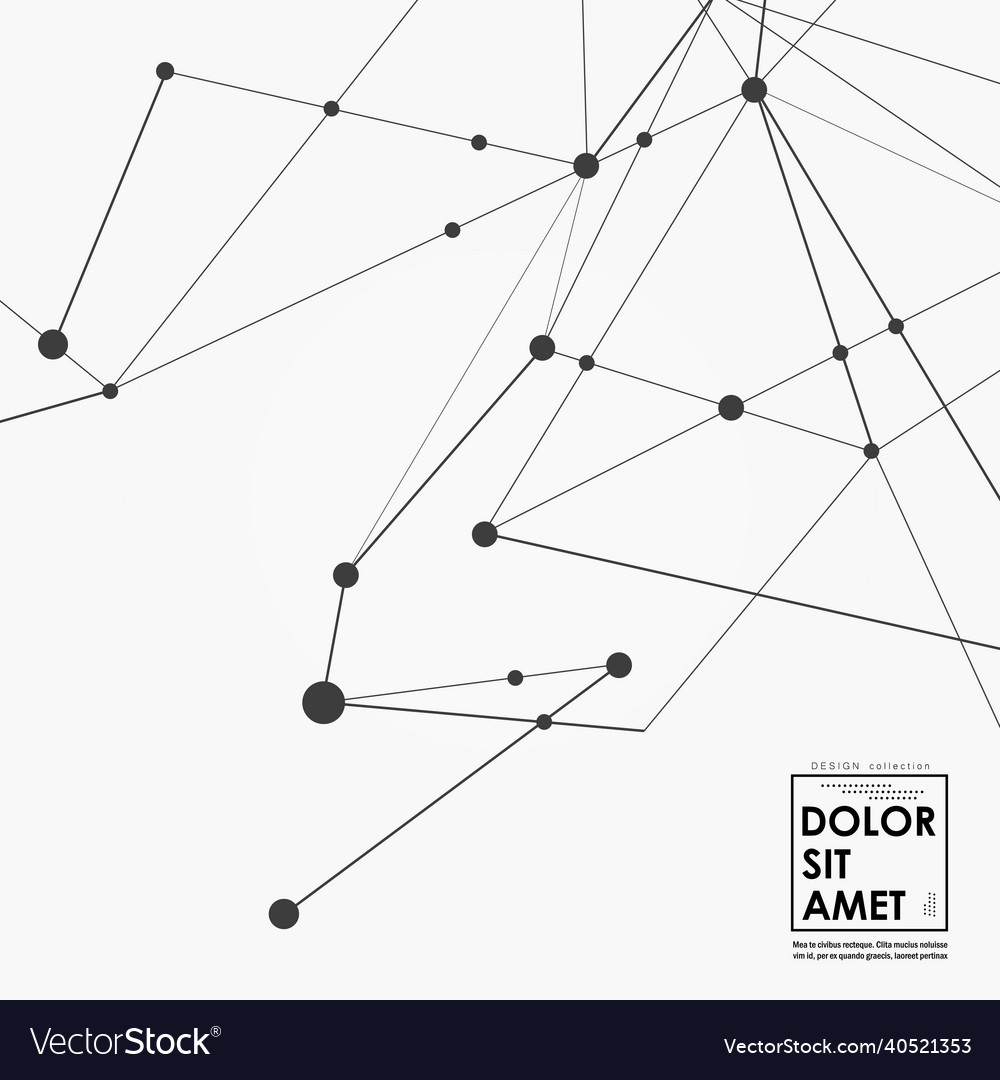 Big data and connect technology background Vector Image