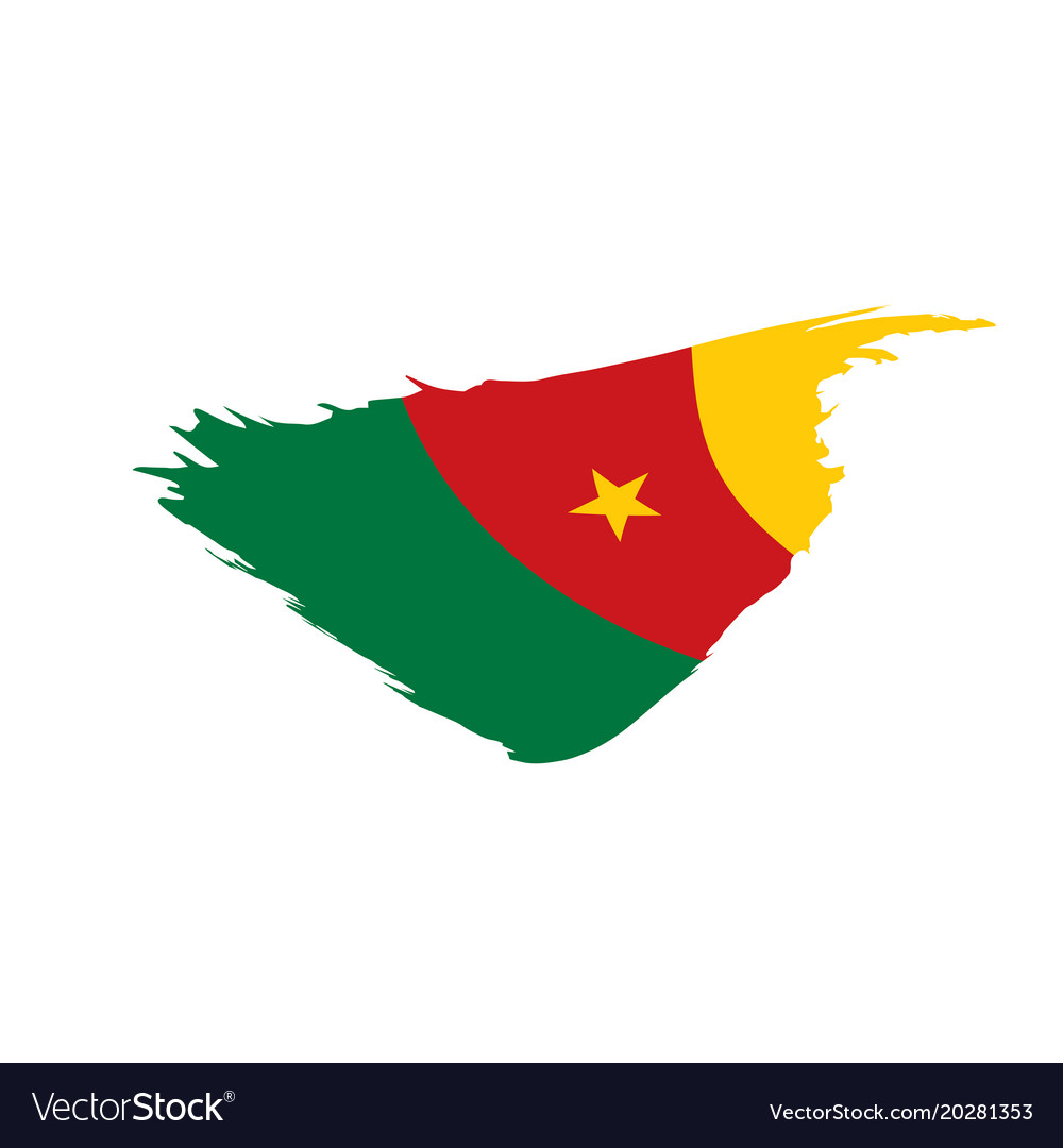 Cameroon flag Royalty Free Vector Image - VectorStock