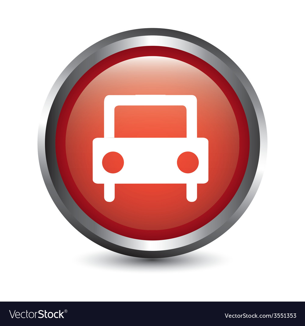 Car button Royalty Free Vector Image - VectorStock