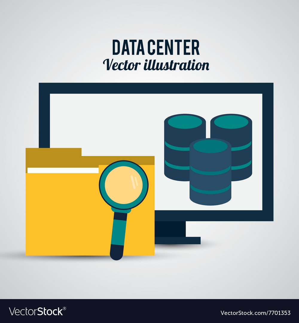 Data center design Royalty Free Vector Image - VectorStock