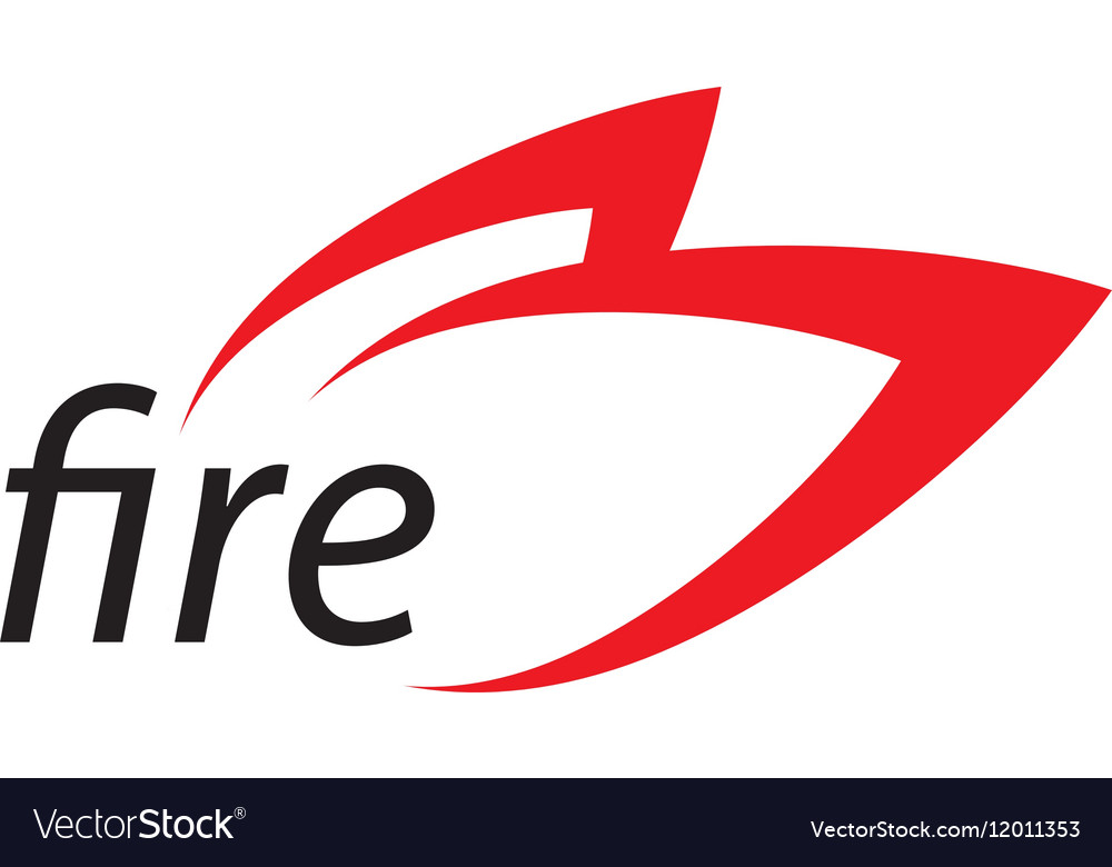 Fire logo Royalty Free Vector Image - VectorStock