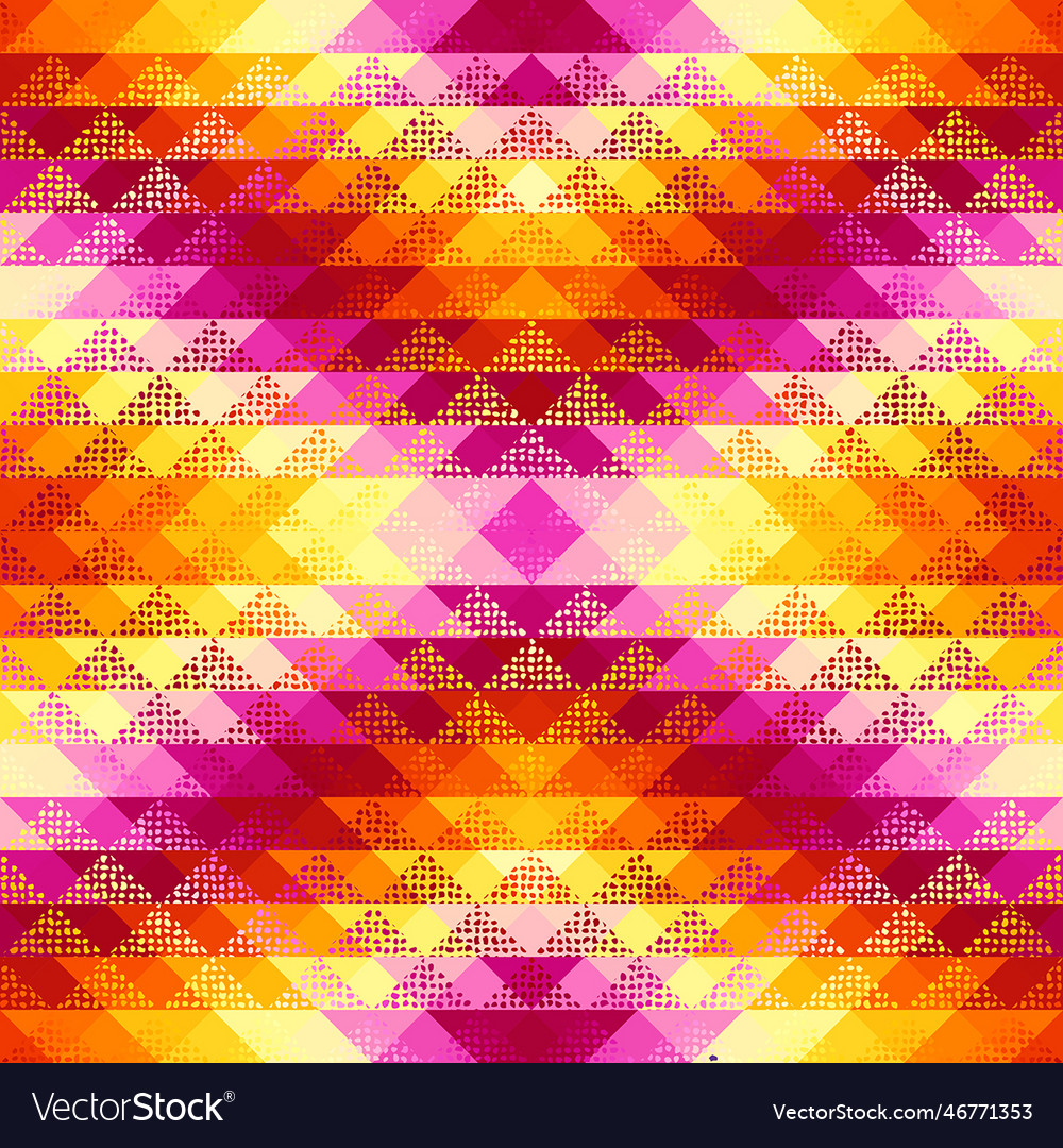 Geometric abstract triangles pattern seamless Vector Image