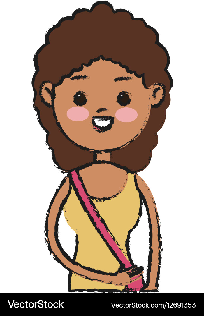 Girl cartoon icon Royalty Free Vector Image - VectorStock
