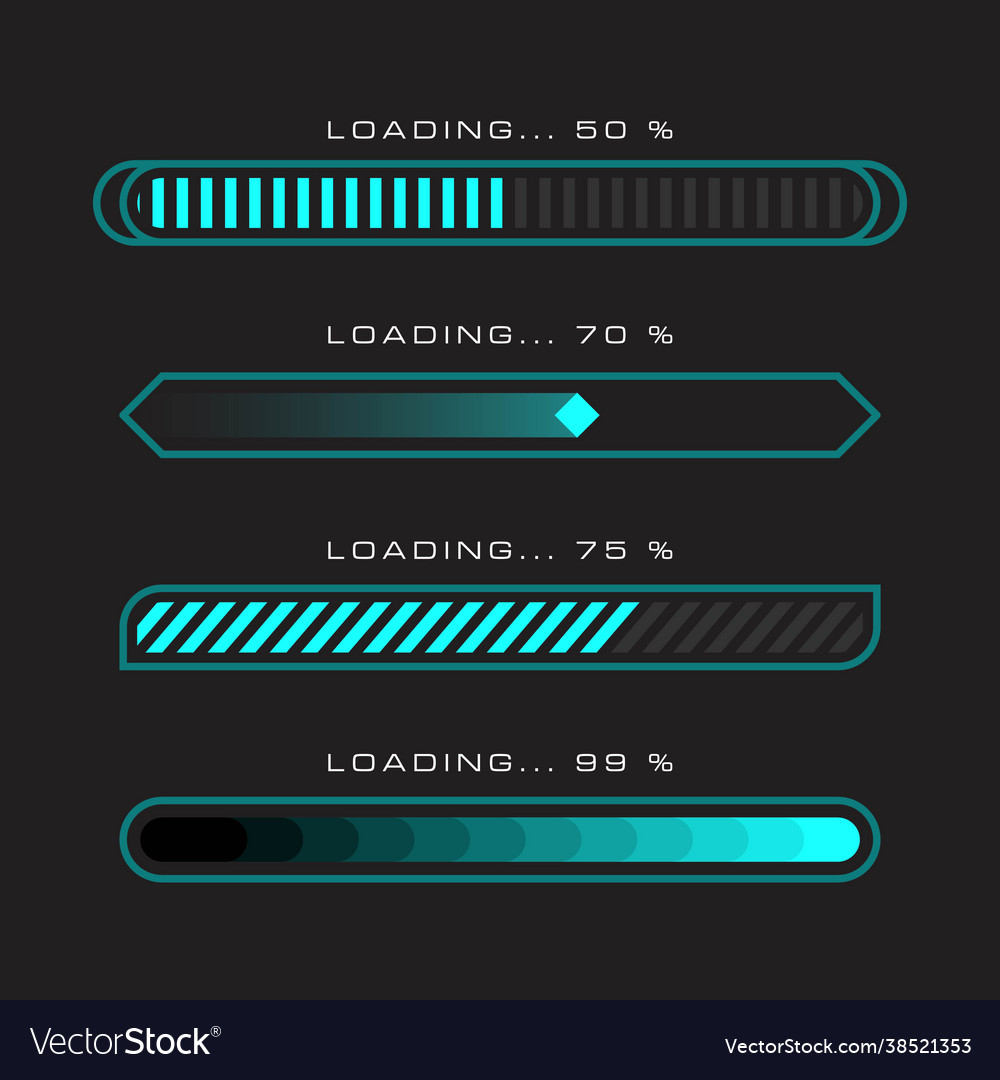 Loading icon design Royalty Free Vector Image - VectorStock