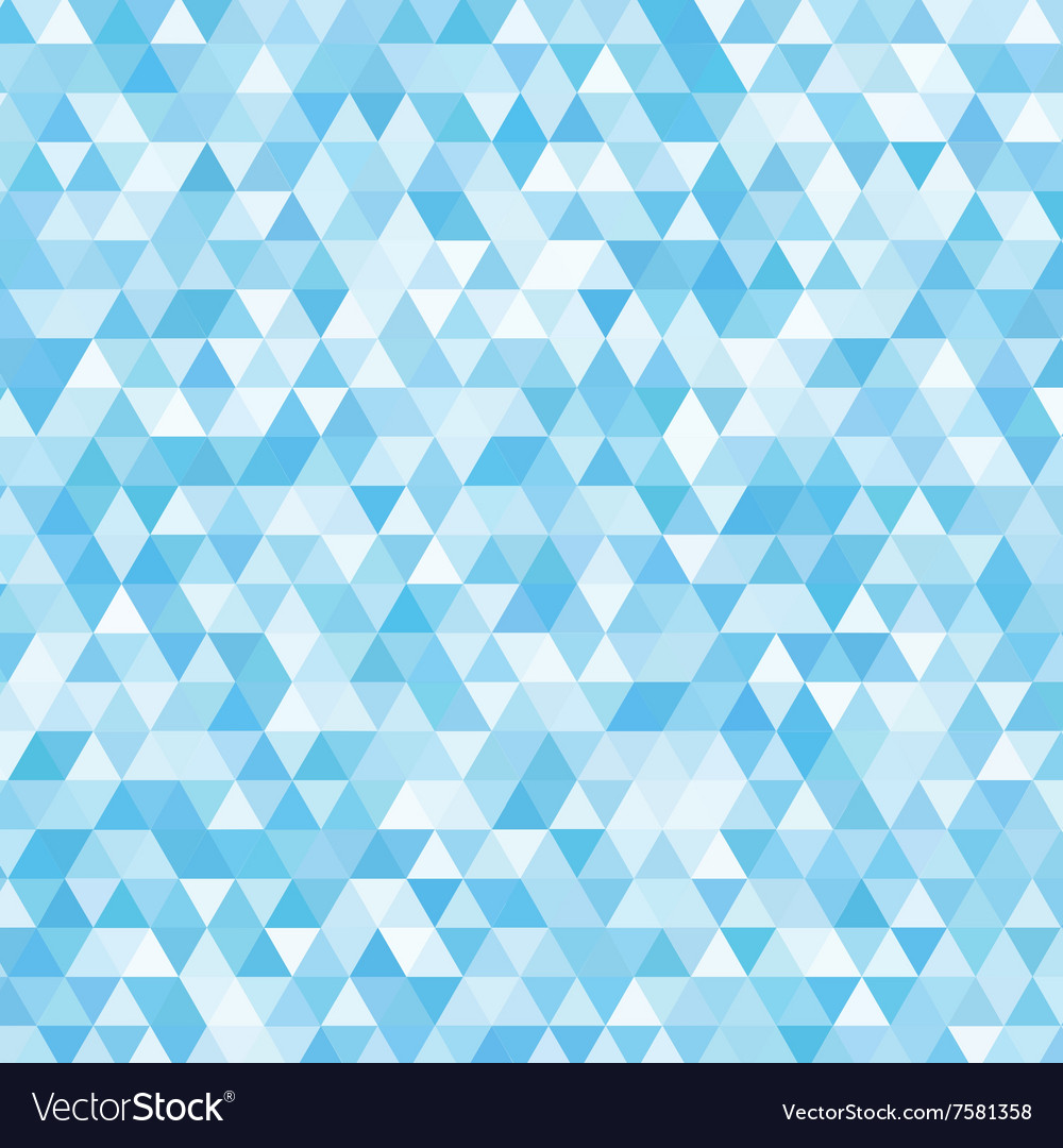 Abstract blue triangle background Royalty Free Vector Image