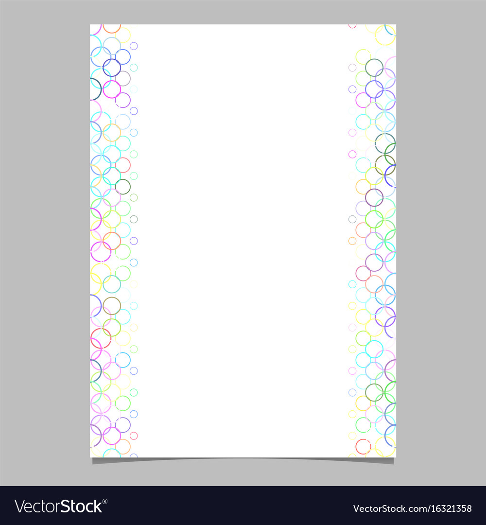 Abstract circle pattern brochure background Vector Image