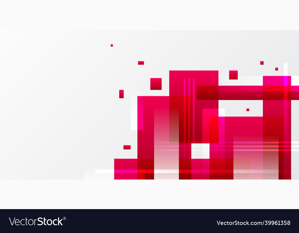 Abstract colorful red geometric background Vector Image Abstract colorful red geometric background Vector Image