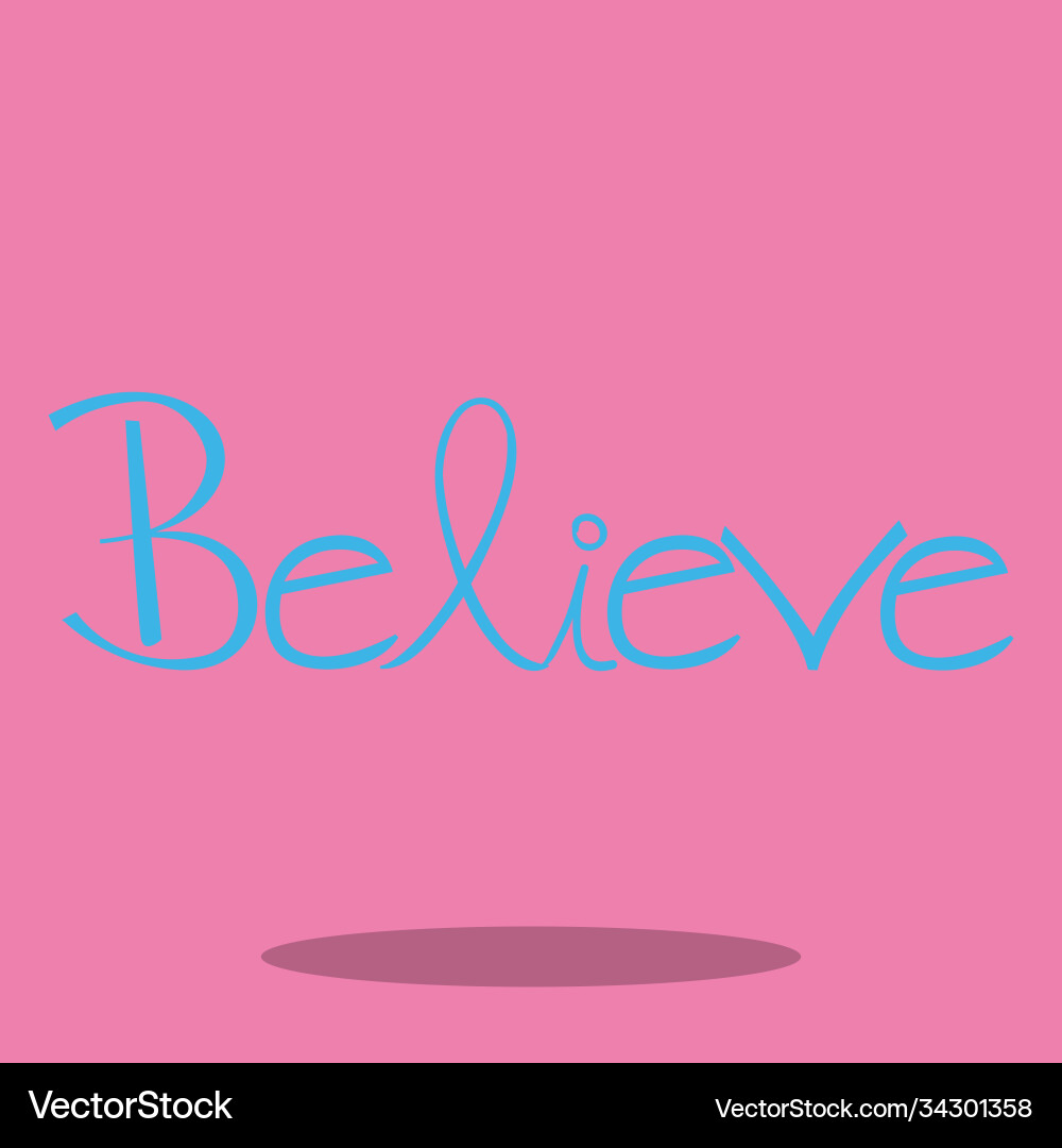Courage faith believe 10 Royalty Free Vector Image