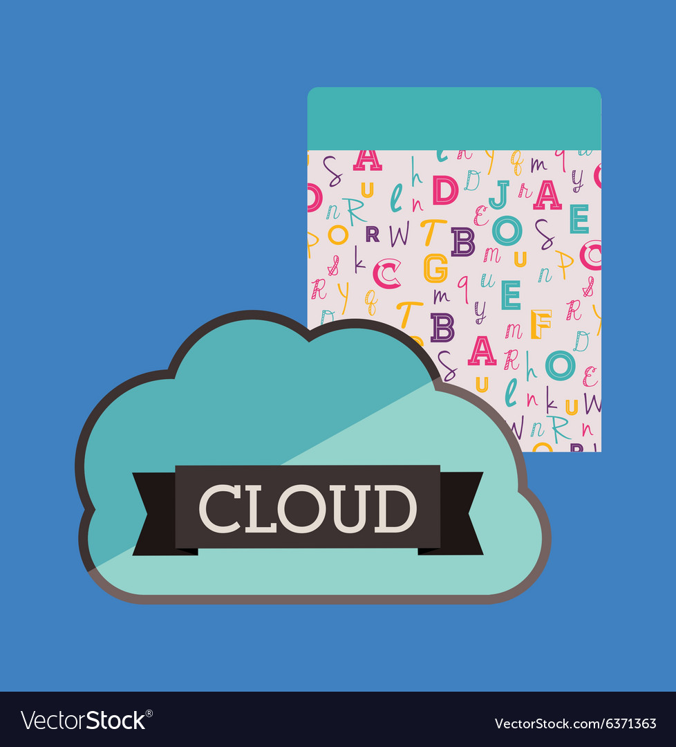 Cloud computing Royalty Free Vector Image - VectorStock