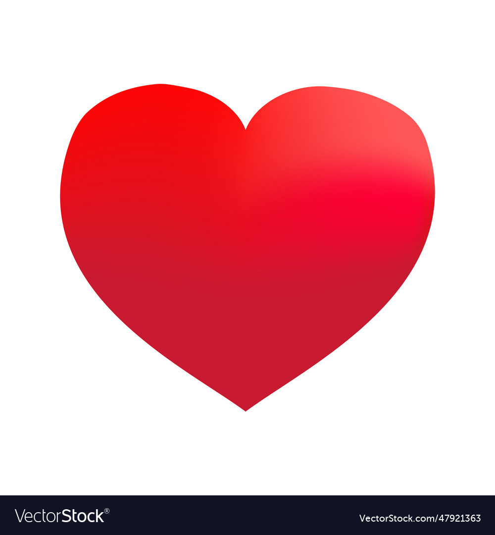 Pink gradient heart Royalty Free Vector Image - VectorStock