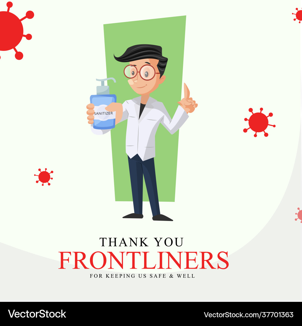 Thank you frontliners for keeping us safe and well
