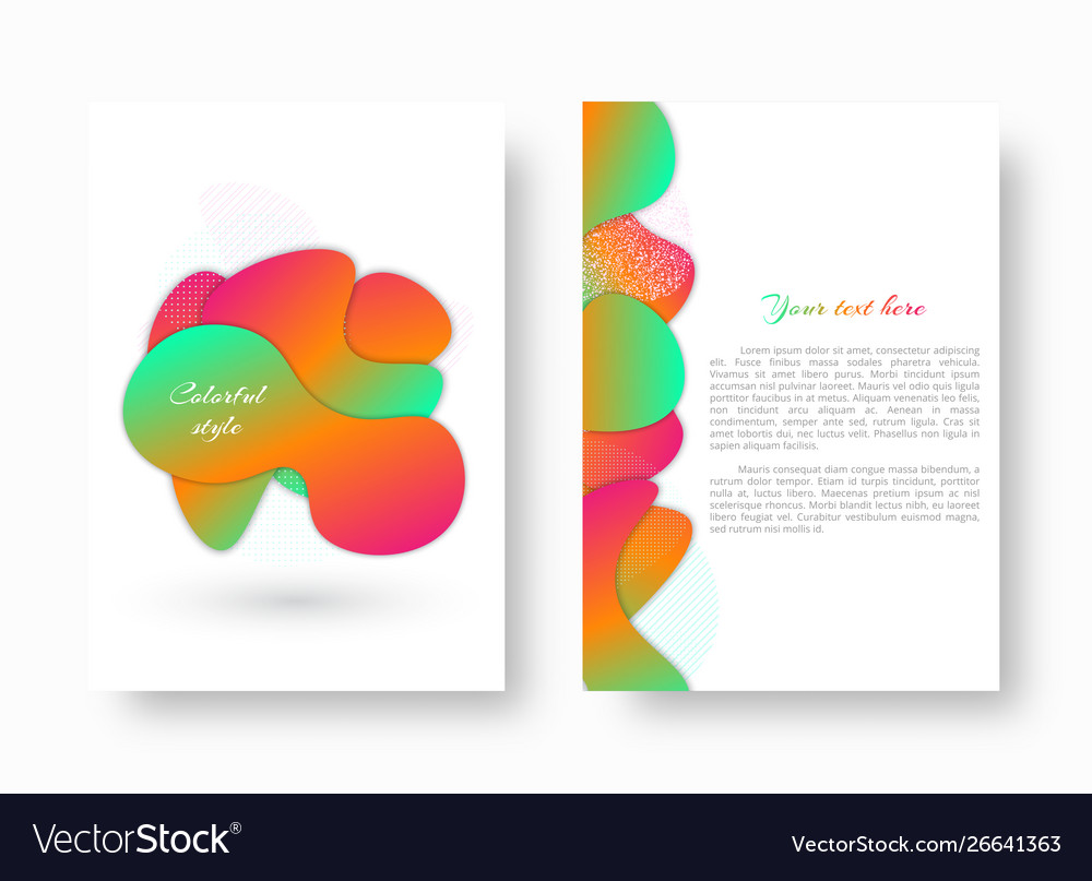 Wavy elements with gradient Royalty Free Vector Image