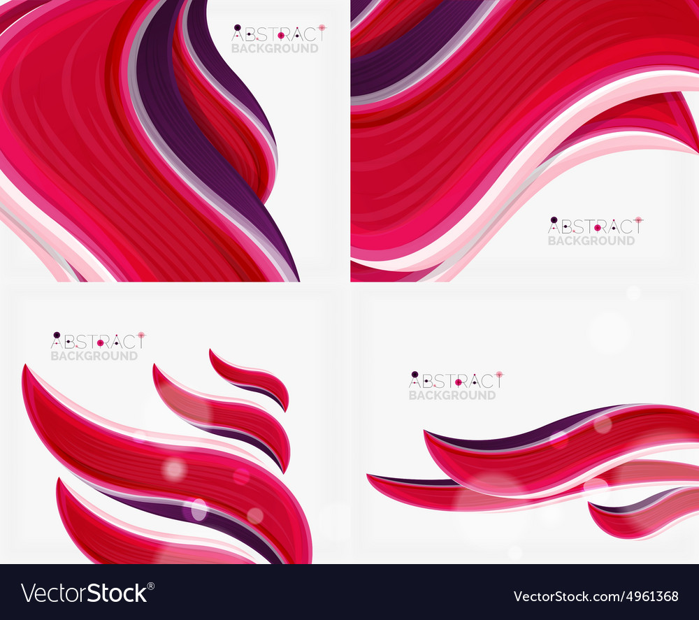 Abstract realistic solid wave background Vector Image