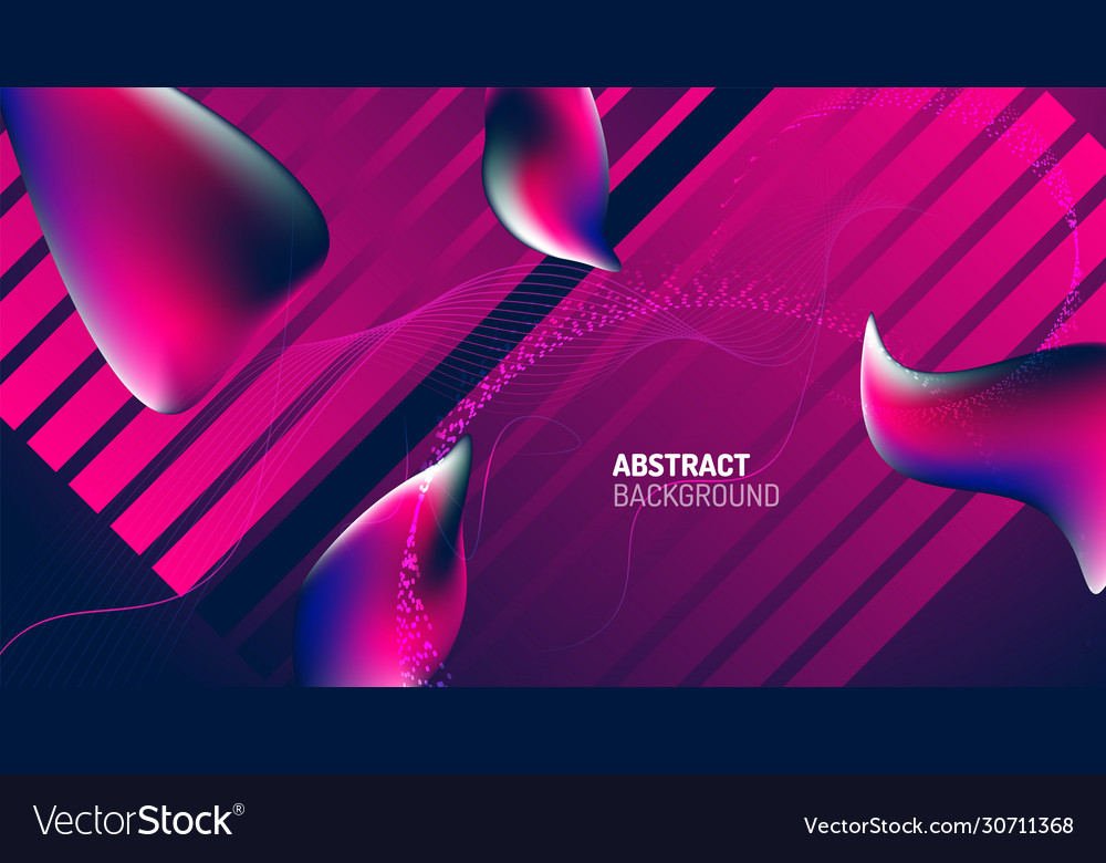 Fluid liquid color gradient background design Vector Image