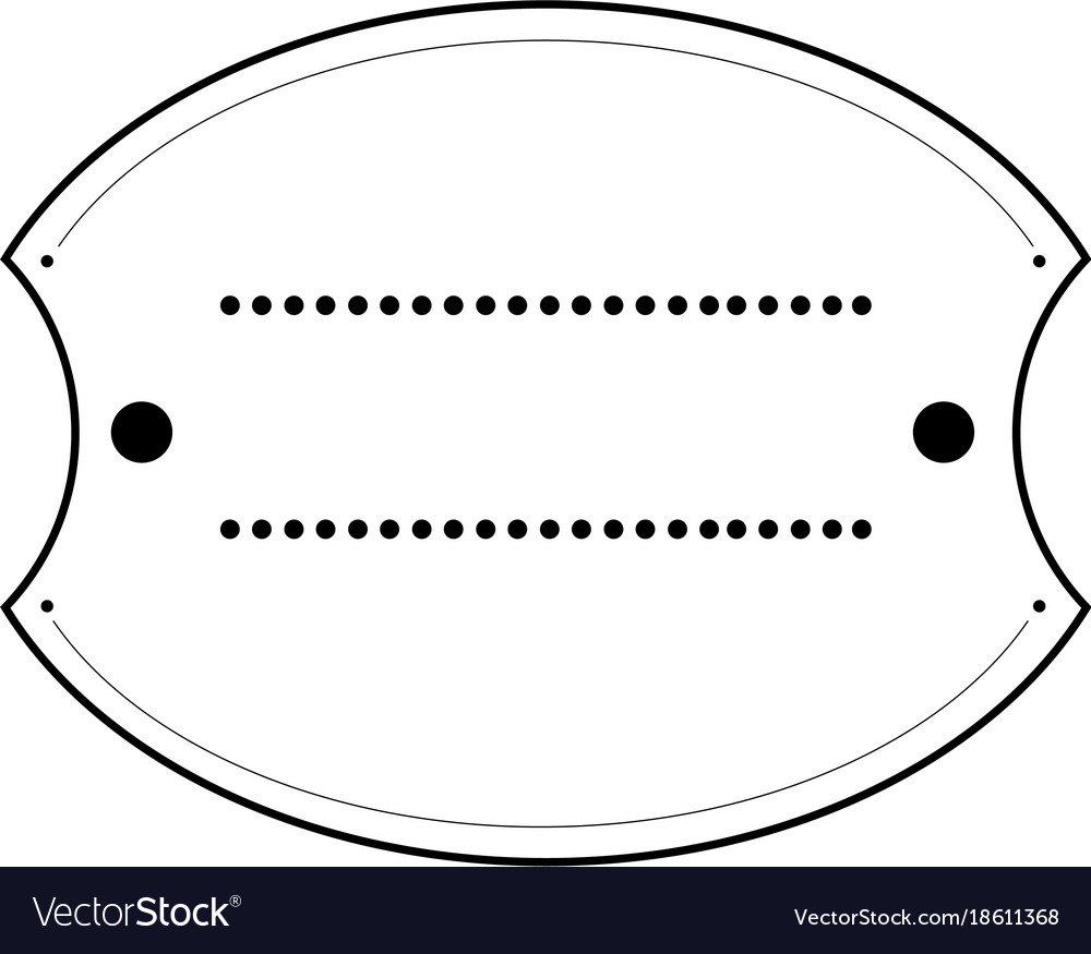 Isolated empty label Royalty Free Vector Image