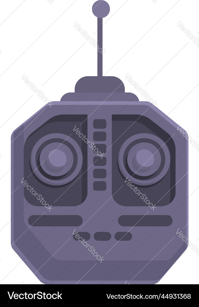 Joystick remote icon cartoon radio control Vector Image