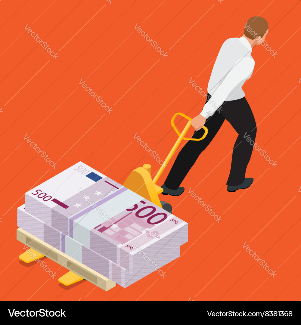 Student debt emotional stress finance Royalty Free Vector